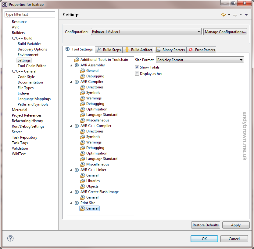 avr-gcc 4.5.1 and avr-libc 1.7.0 for windows | Andys Workshop
