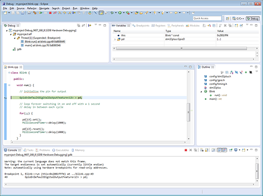 From zero to a C++ STM32 development environment | Andys Workshop