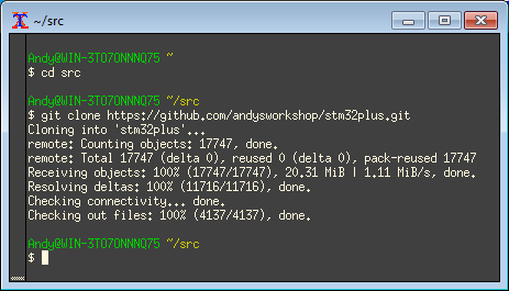 From zero to a C++ STM32 development environment | Andys Workshop