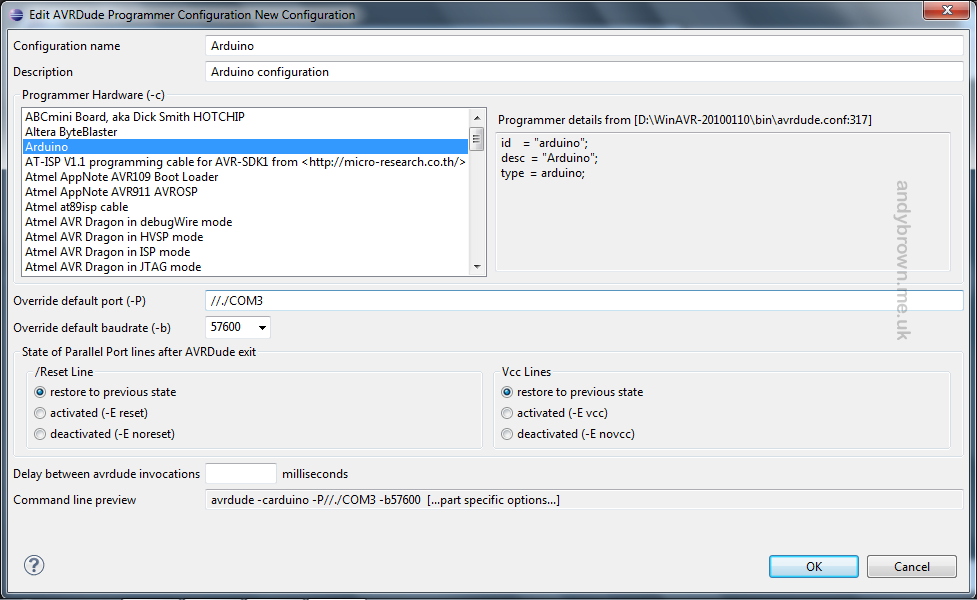 Setting Up Eclipse For Avr Projects Andys Workshop