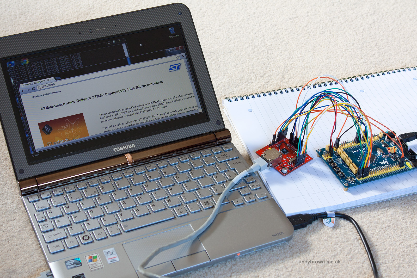 An Ethernet PHY for the STM32F107 and STM32F4 | Andys Workshop