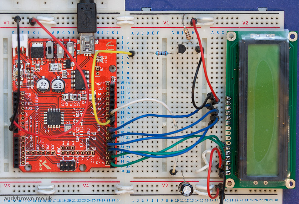 LCD backlight and contrast manager | Andys Workshop