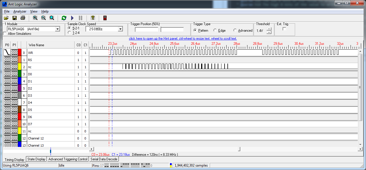 A generic optimised 16-bit LCD adaptor for the Arduino | Andys Workshop