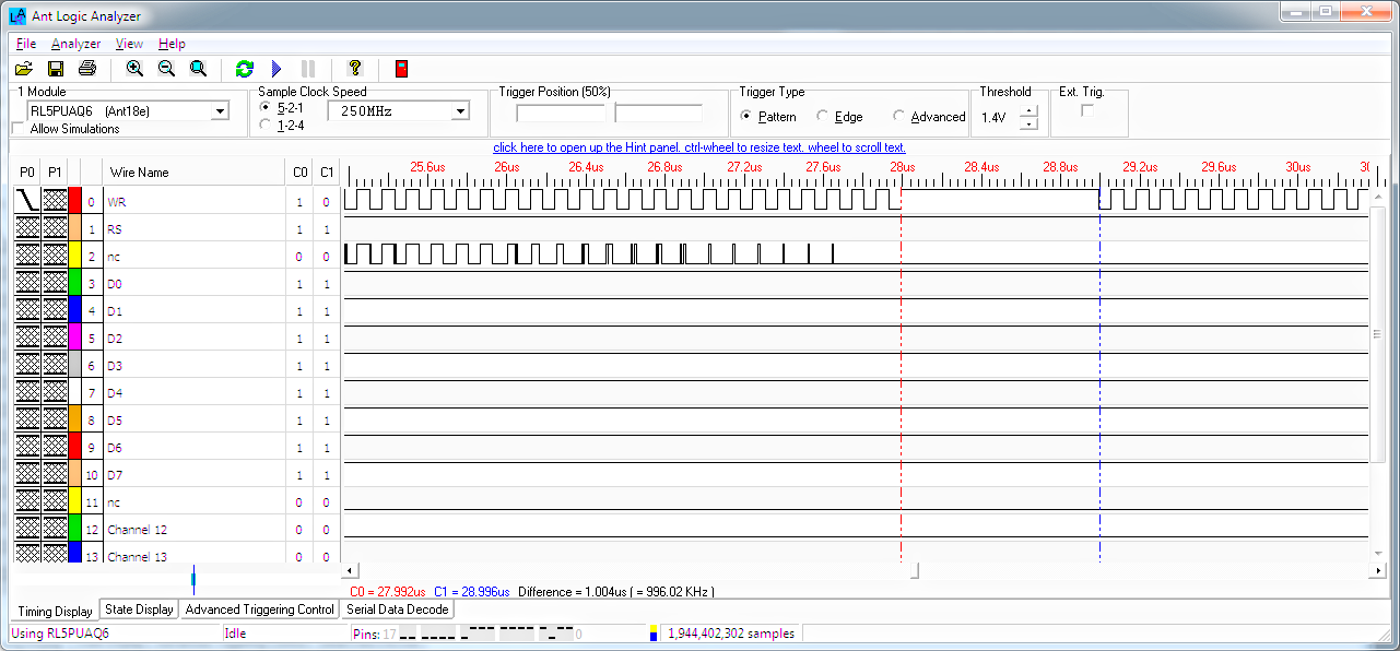 A generic optimised 16-bit LCD adaptor for the Arduino | Andys Workshop