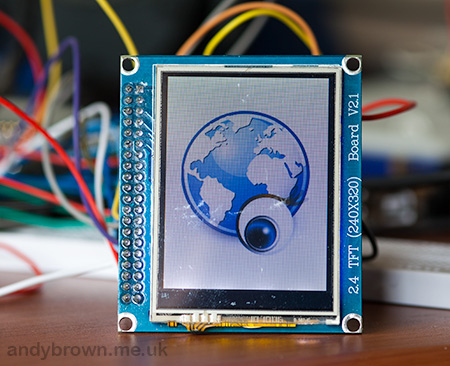 A generic optimised 16-bit LCD adaptor for the Arduino | Andys Workshop